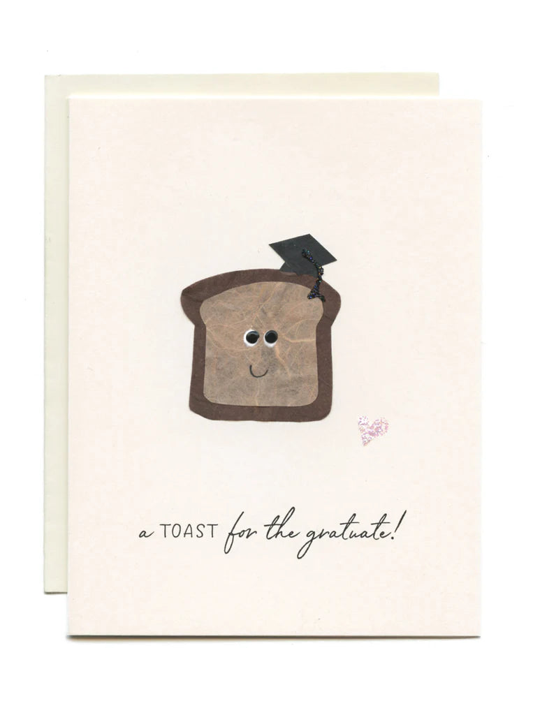 FLAUNT CARDS - "A TOAST FOR THE GRADUATE!" TOAST W/ GRAD CAP – Robert ...