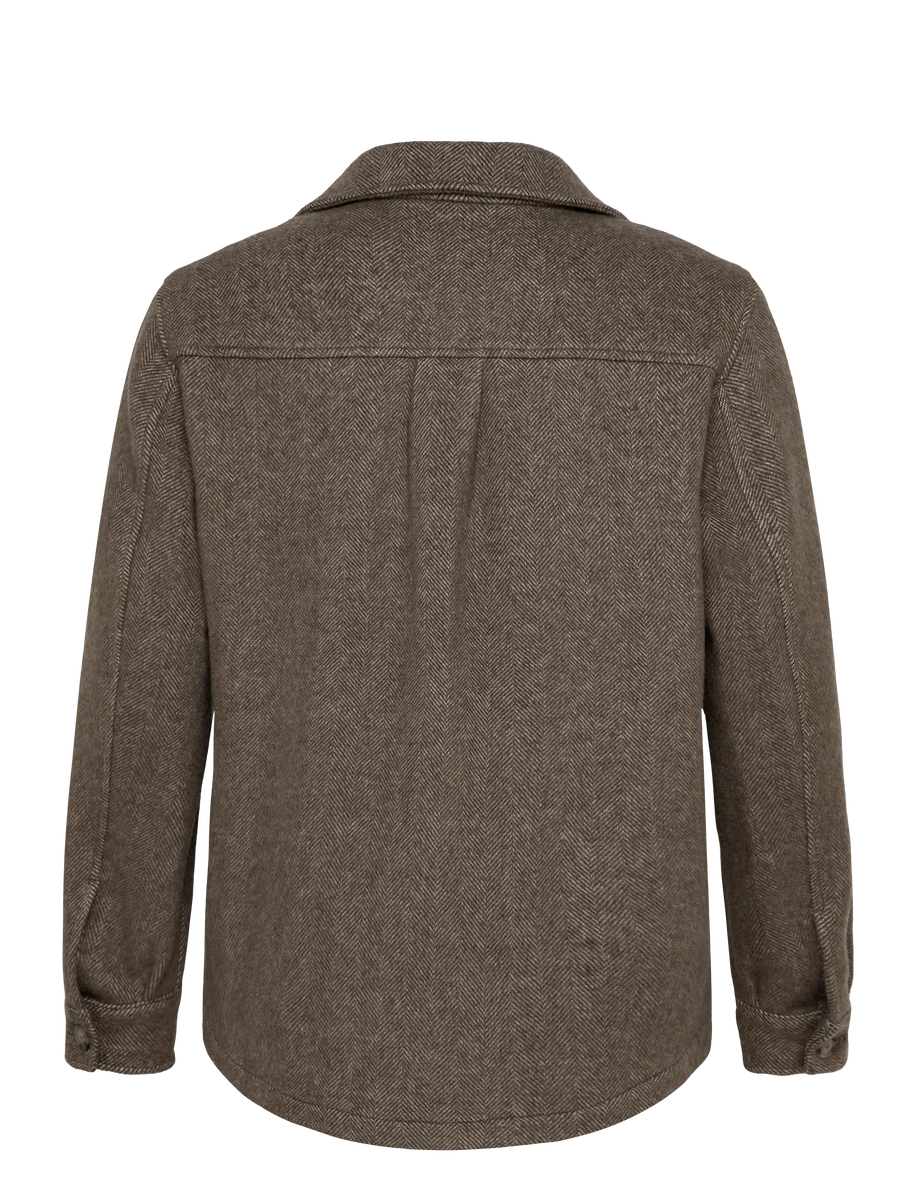 HUGO BOSS - RELAXED-FIT OVERSHIRT IN HERRINGBONE FABRIC – Robert ...